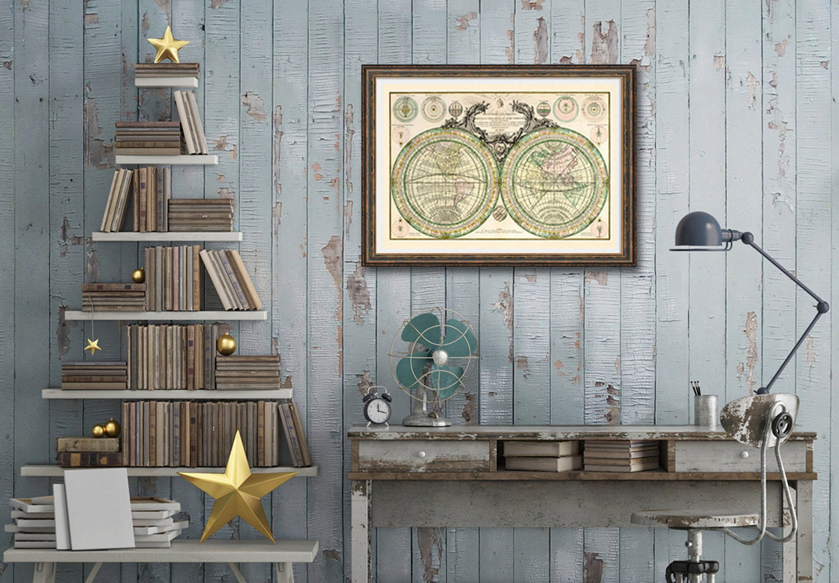 Vintage World Map Prints on Archival Paper | MapsVintage– Maps Vintage